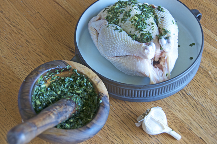 Herb-Rub Roasted Chicken, or: celebrating July 4th with local foods ...